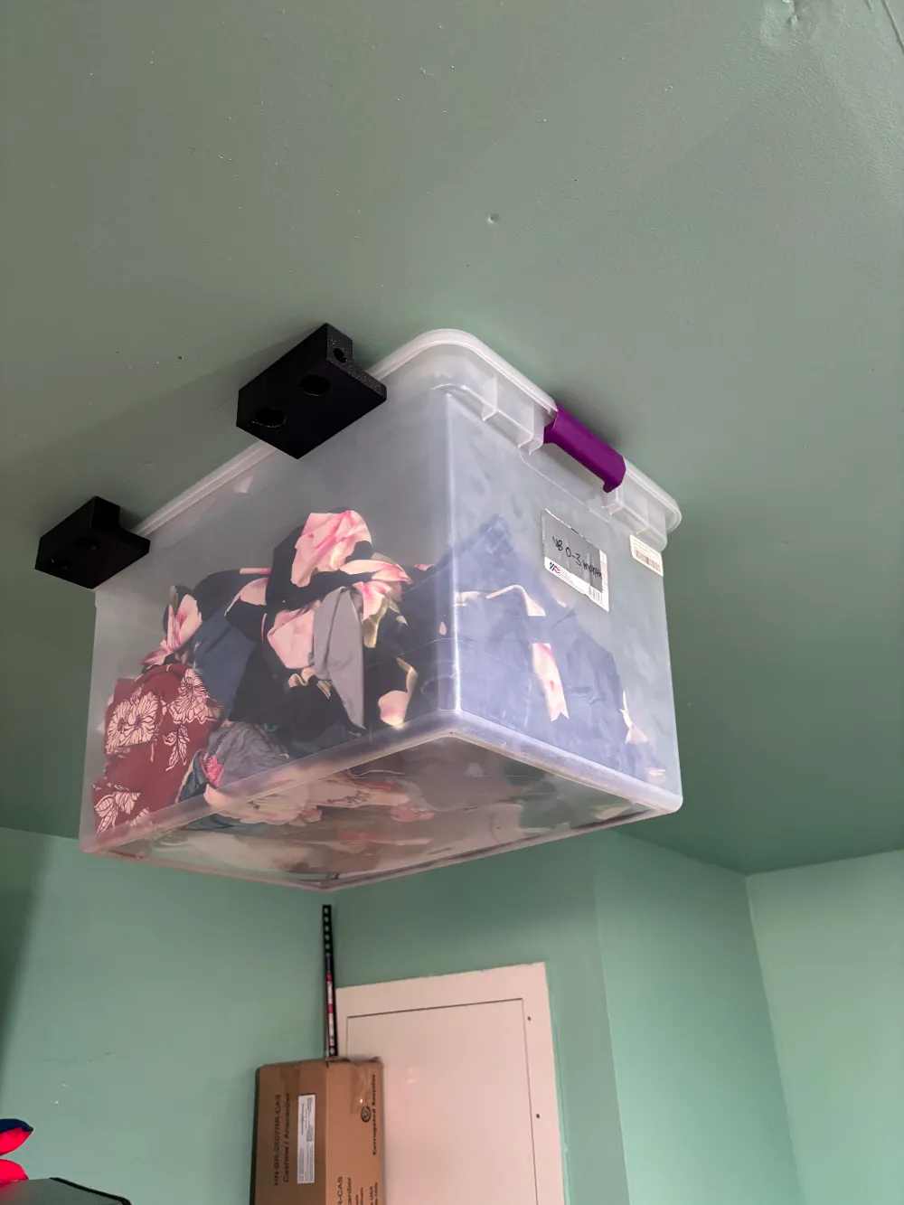 Ceiling Tote Storage Rack by SolveMyProblems MakerWorld: Download Free ...