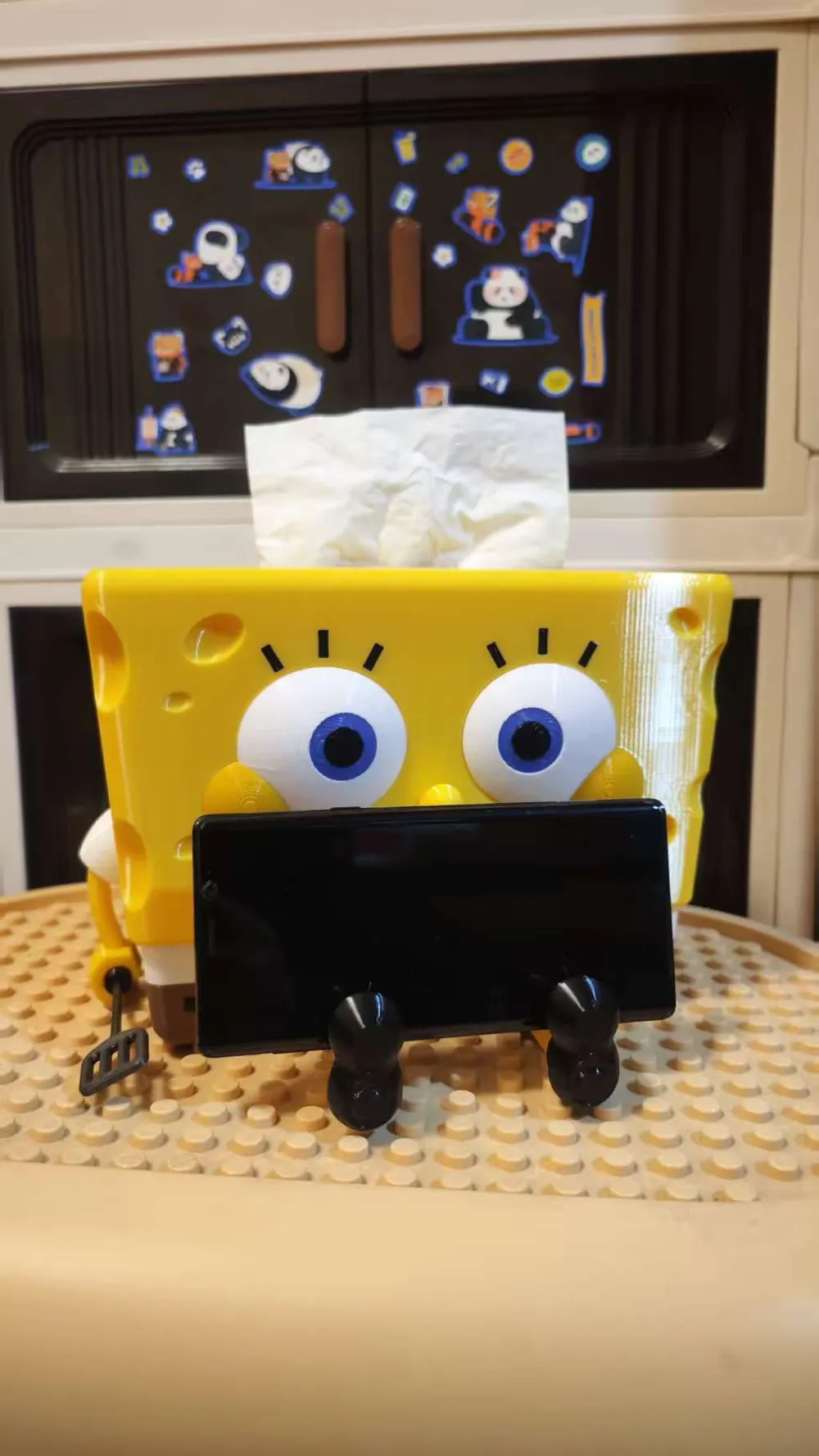 SpongeBob-shaped tissue storage box by 糯玉米-61 MakerWorld: Download Free ...