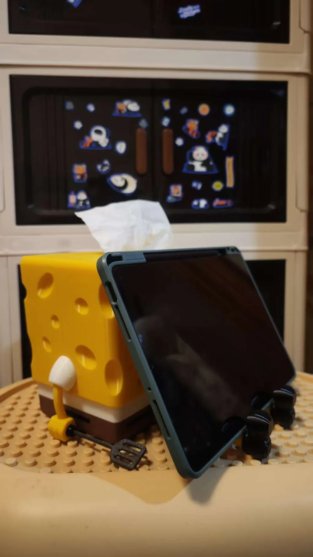 SpongeBob-shaped tissue storage box by 糯玉米-61 MakerWorld: Download Free ...