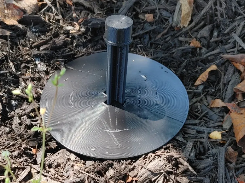 Spike & Mulch Plate for Garden Pathway Lights - Free 3D Print Model ...