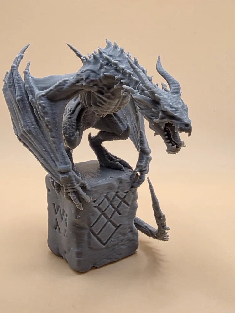 Serpent Rune Dragon - Free 3D Print Model - MakerWorld