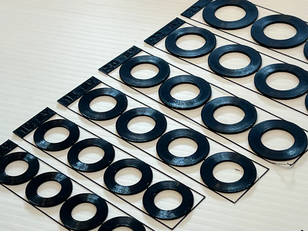 Metric Washers Kit Plates - Ready to print - Free 3D Print Model ...