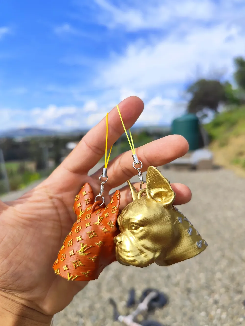 LV French Bulldog Keychains by MY LIGHT MakerWorld: Download Free 3D Models