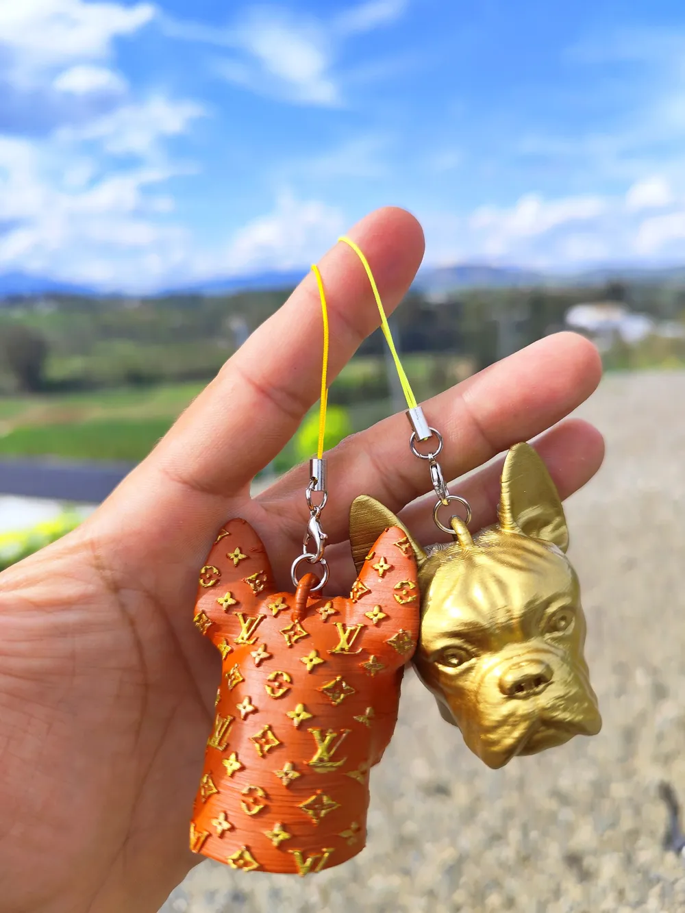LV French Bulldog Keychains by MY LIGHT MakerWorld: Download Free 3D Models