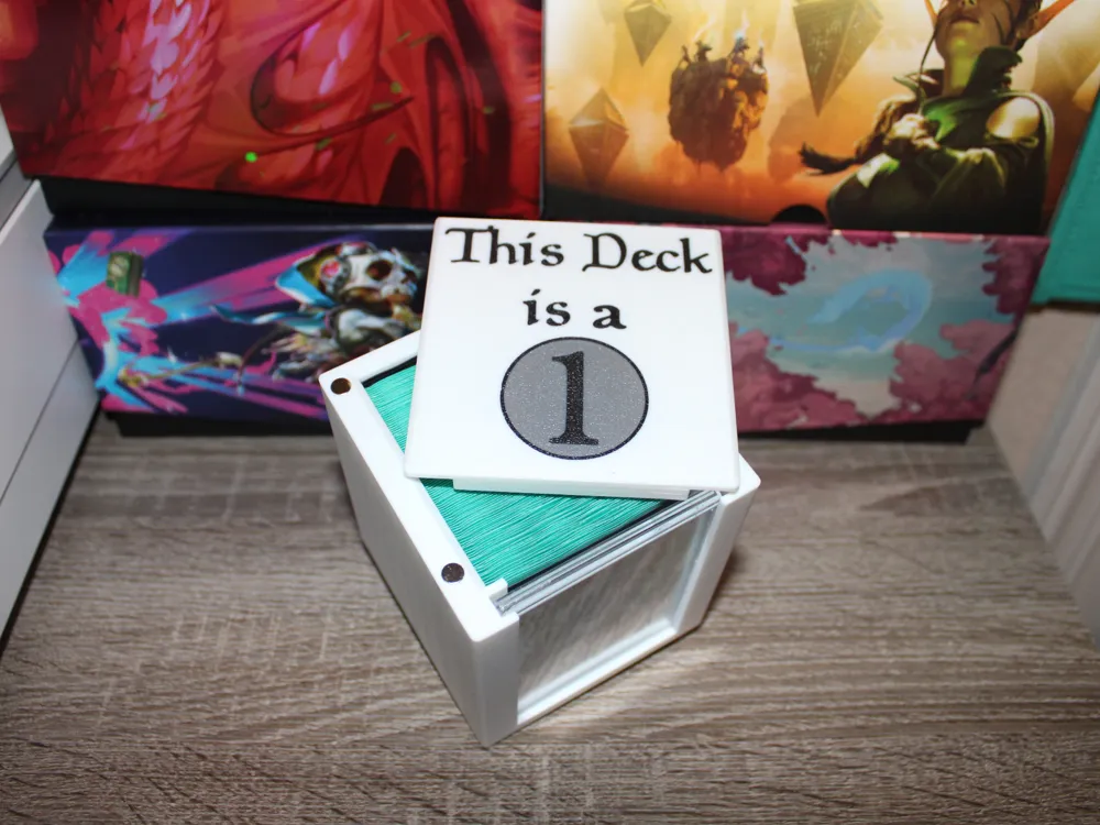 MTG EDH Commander Showcase Deck Box - Bracket 1 by Westly - MakerWorld