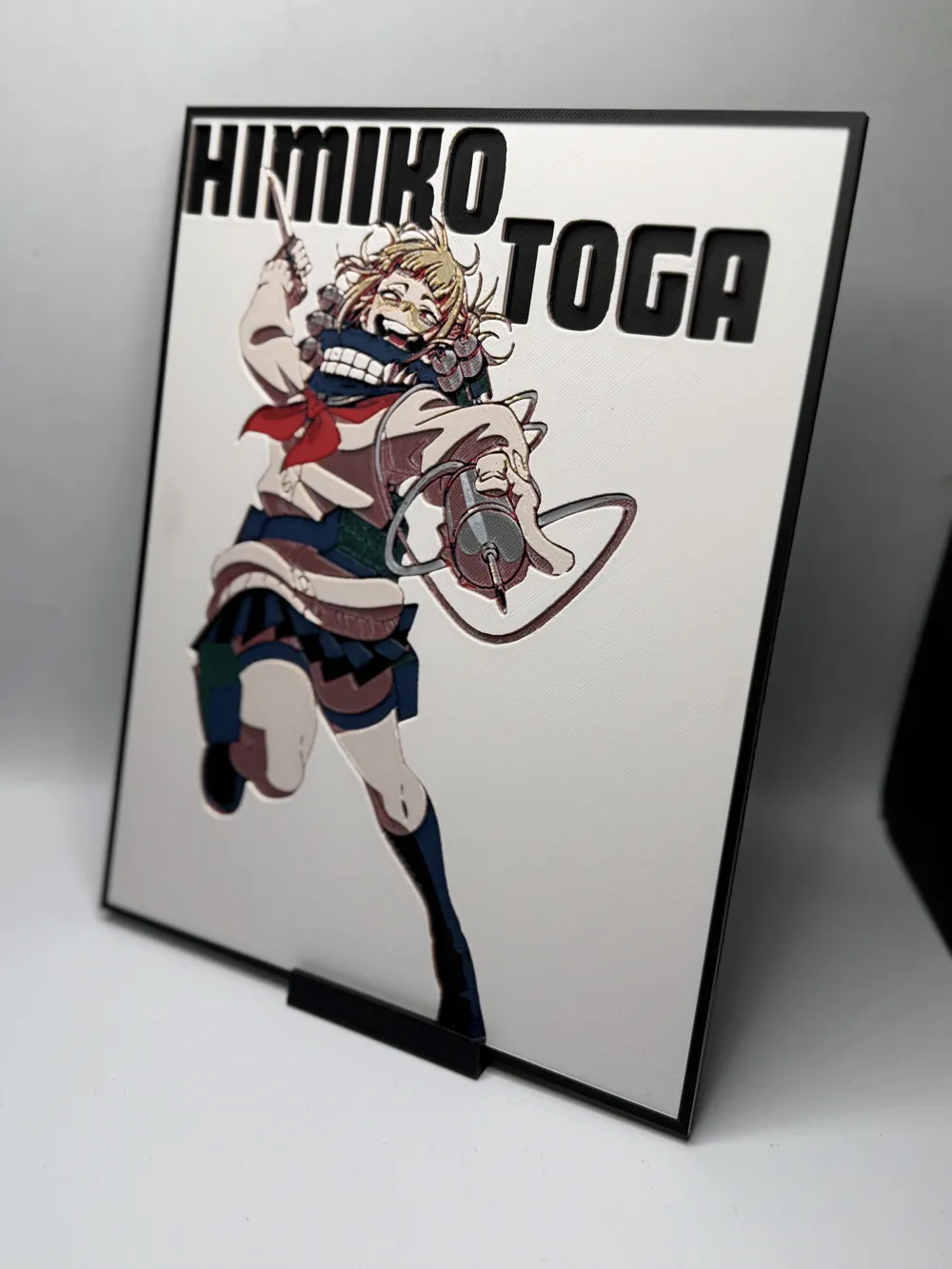 My Hero Academia Hueforge - Toga - Free 3D Print Model - MakerWorld