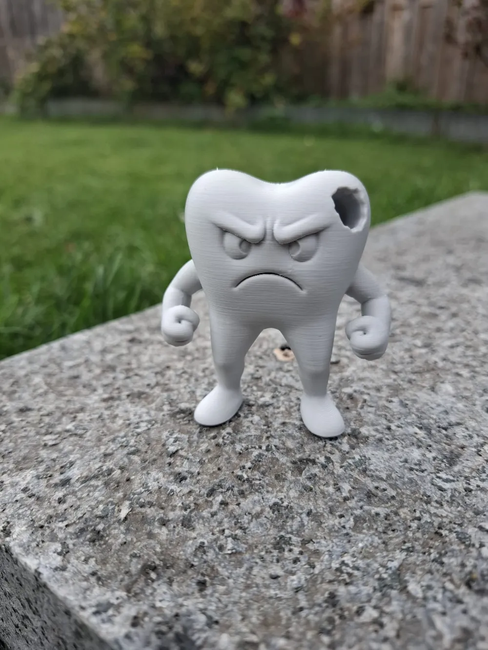 Angry Tooth – Cavity Crusher by Koffiekoek MakerWorld: Download Free 3D ...