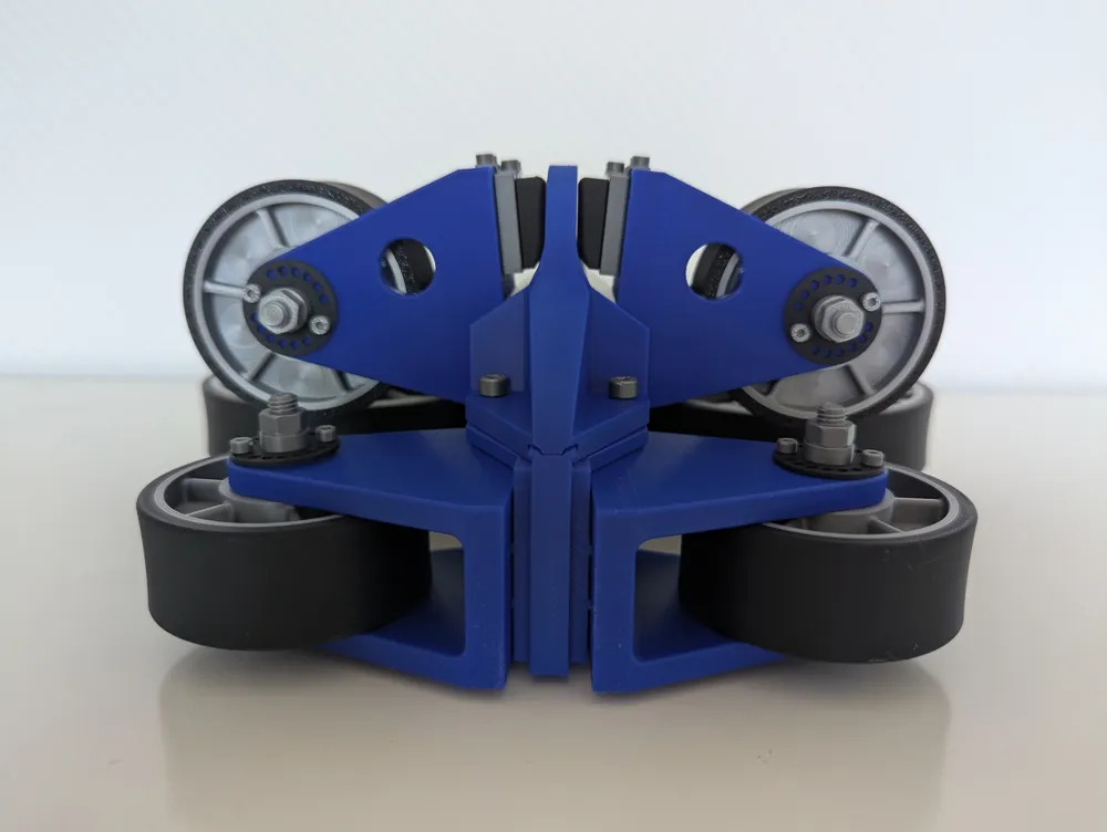 Falcon's Flight Roller Coaster Bogie (Printed) - Free 3D Print Model ...