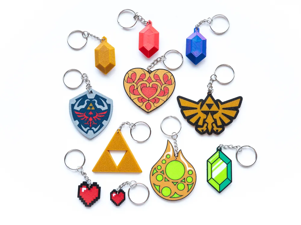 Retro Adventure Game Keychain Pack by Powerpill.prints MakerWorld ...