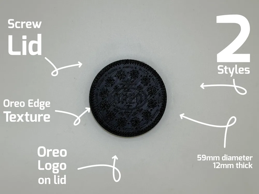 Oreo Cookies (Biscuit) Dispenser - Free 3D Print Model - MakerWorld