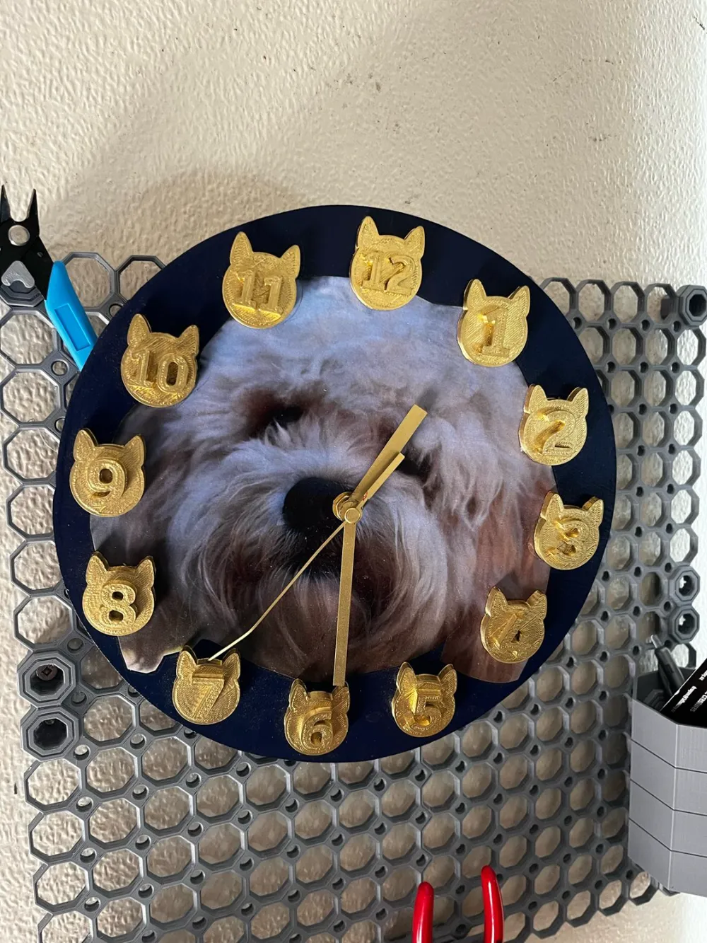 Adorable dog/cat ear clock numbers - Free 3D Print Model - MakerWorld