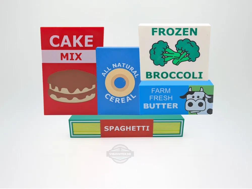 Preschool Play Kitchen Food - Free 3D Print Model - MakerWorld