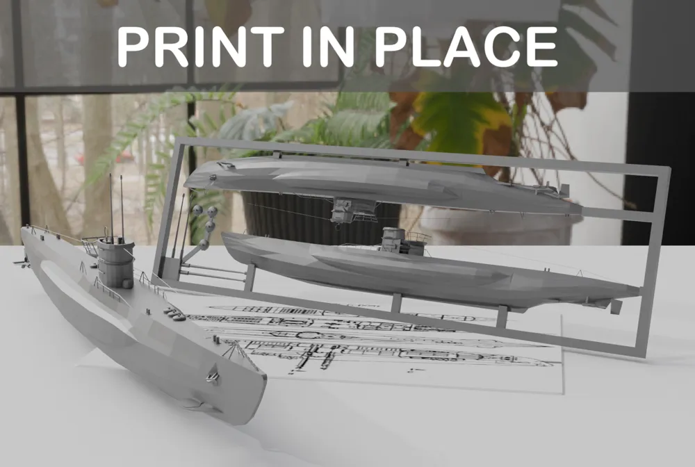 Submarine Kit Card Type 7C by Crea_Hicks - MakerWorld