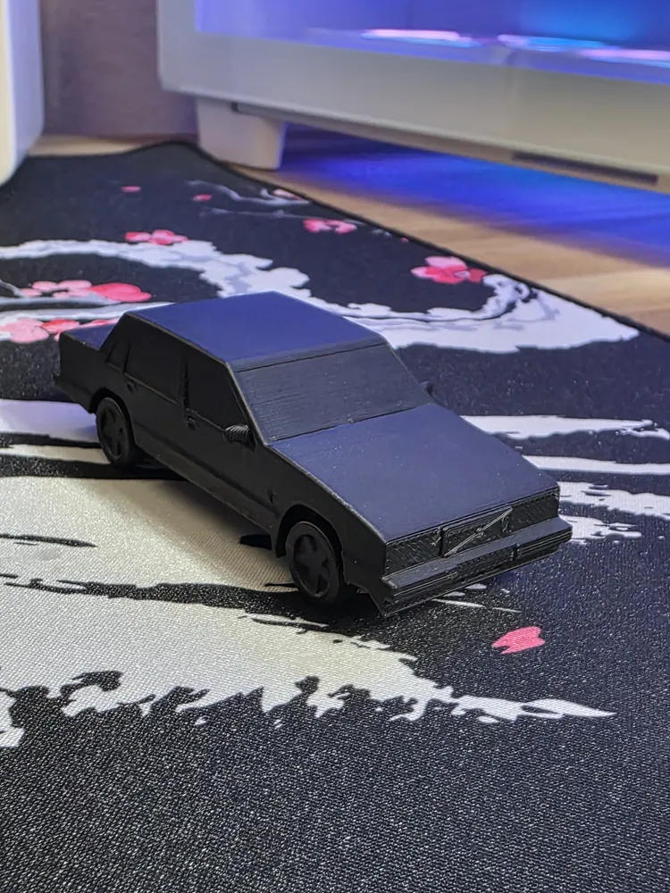 Volvo 740 simple model - Free 3D Print Model - MakerWorld