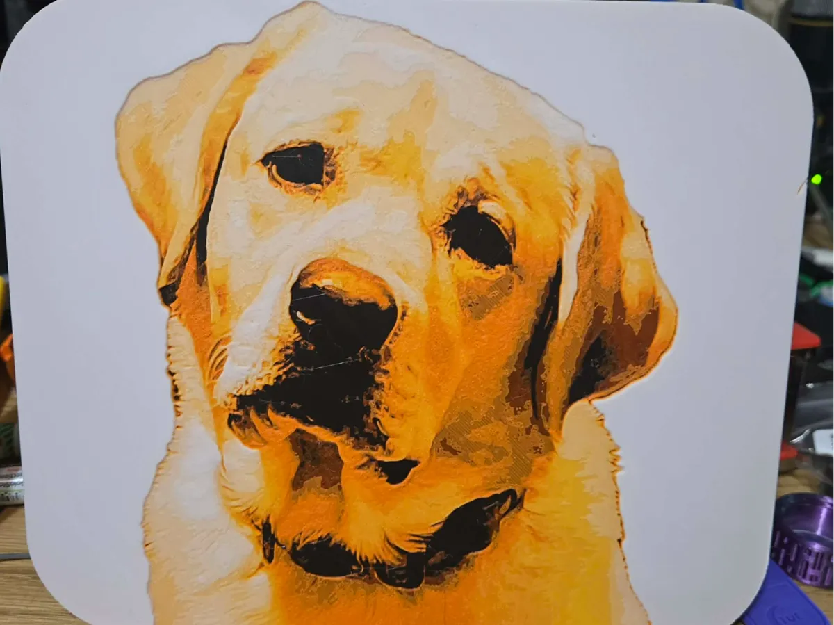 Golden Lab - Free 3D Print Model - MakerWorld