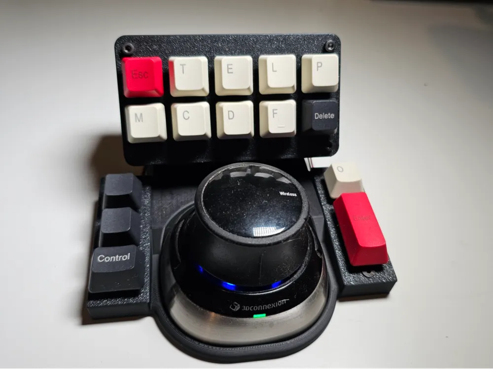 3D Connexion Space Mouse keyboard dock by PeterMakesThings MakerWorld ...