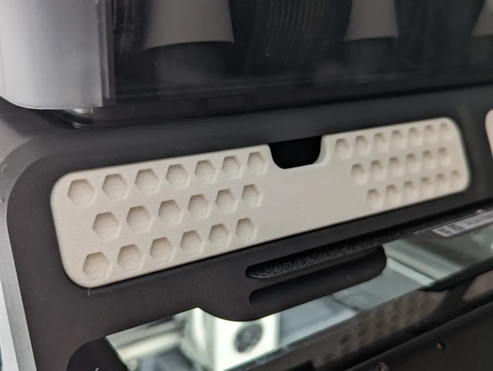 Honeycomb drawer face plates for AMS Riser Remixed by Tripleoe - MakerWorld