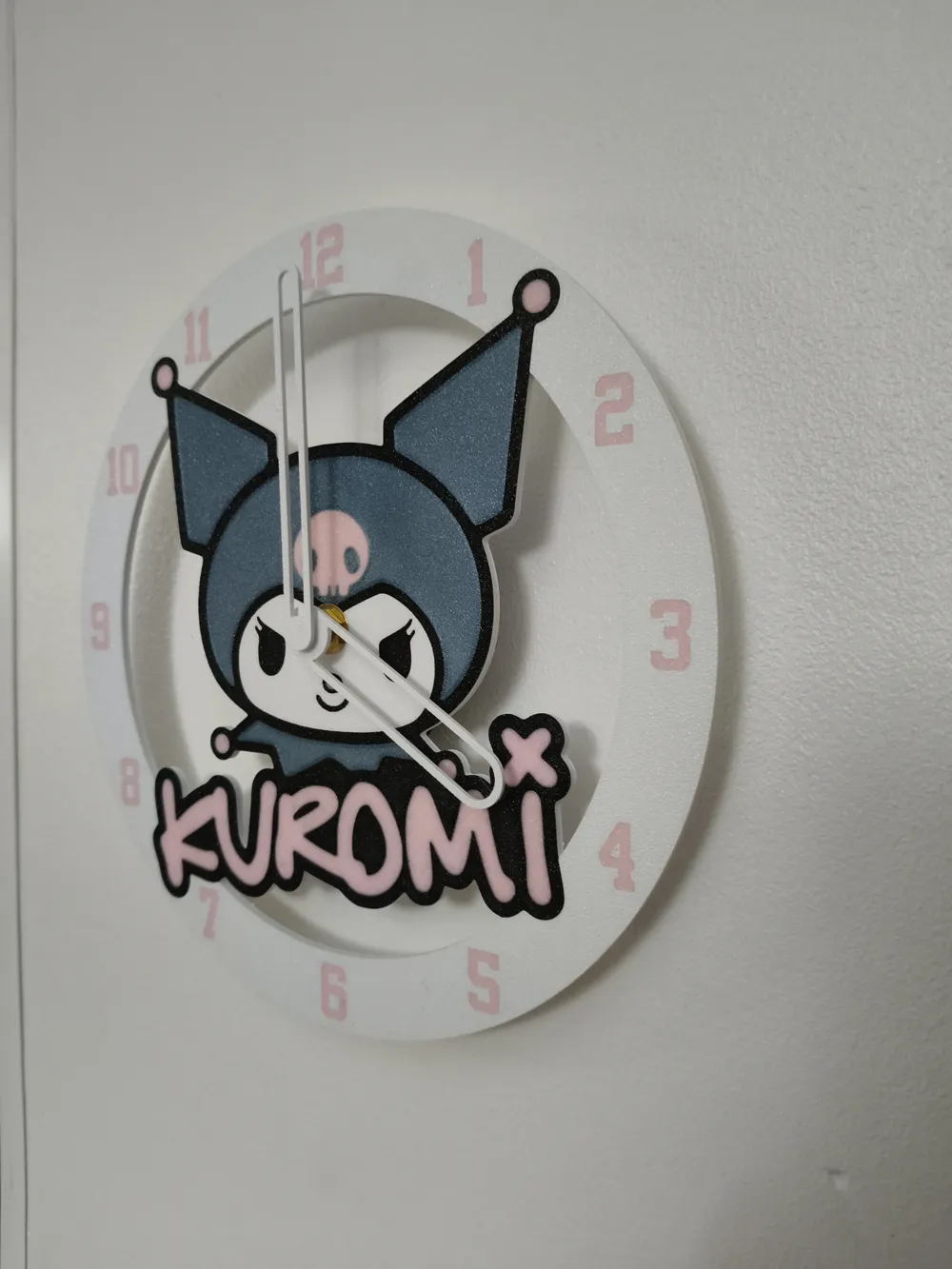 Kuromi Clock - Free 3D Print Model - MakerWorld