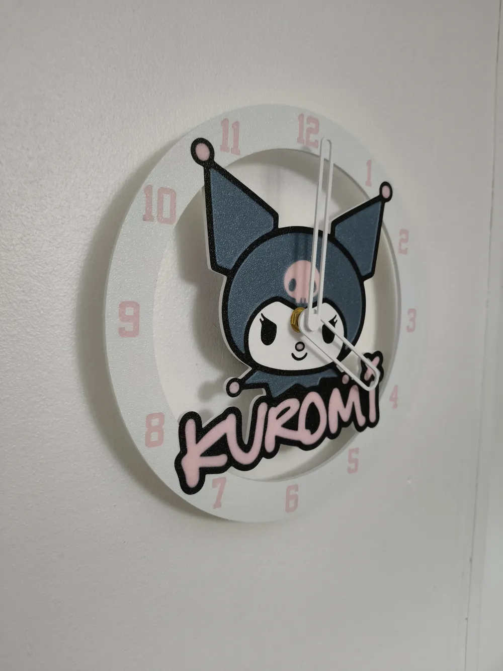 Kuromi Clock - Free 3D Print Model - MakerWorld