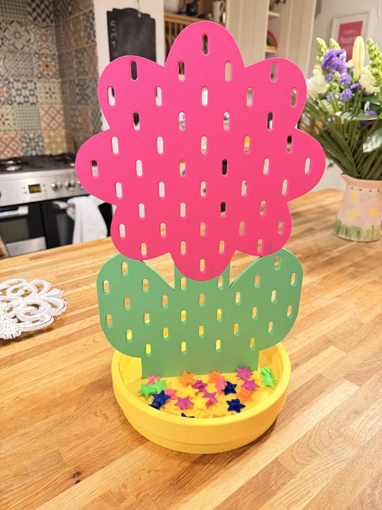 Skadis Board Flower - Free 3D Print Model - MakerWorld