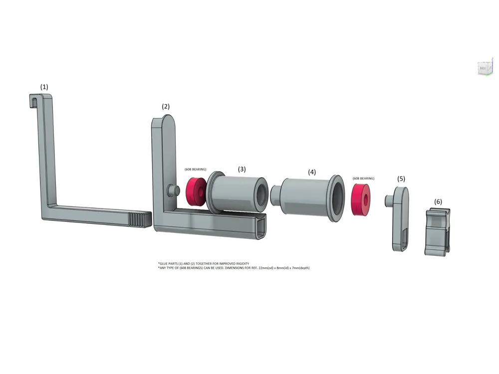 mp5works - External Spool Holder - P1S by mp5works - MakerWorld