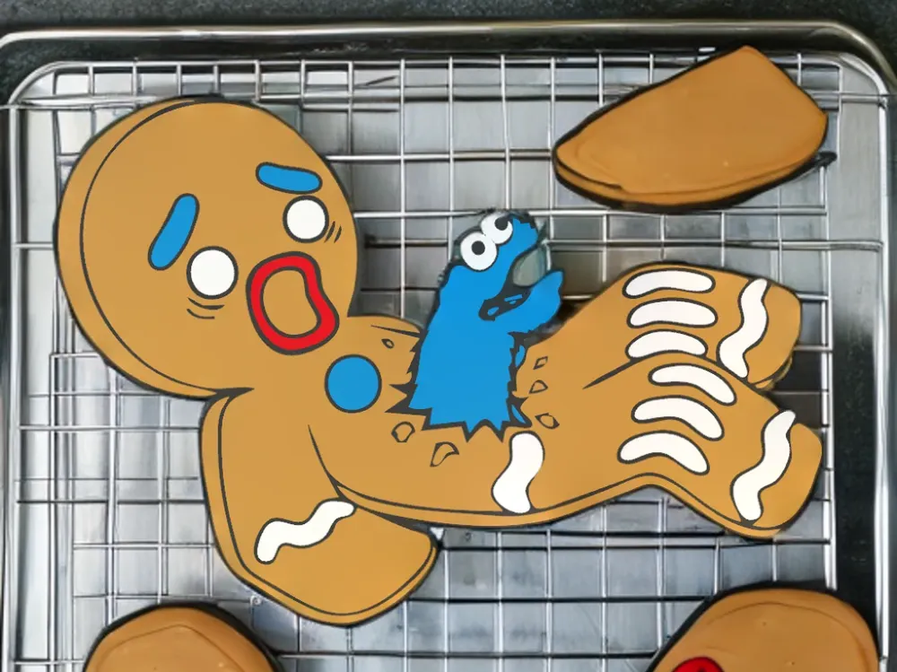 Alien gingerbread by 2D or not 2D, That is the question - MakerWorld