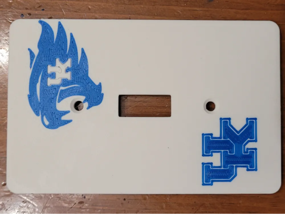University of Kentucky Light Switch - Free 3D Print Model - MakerWorld