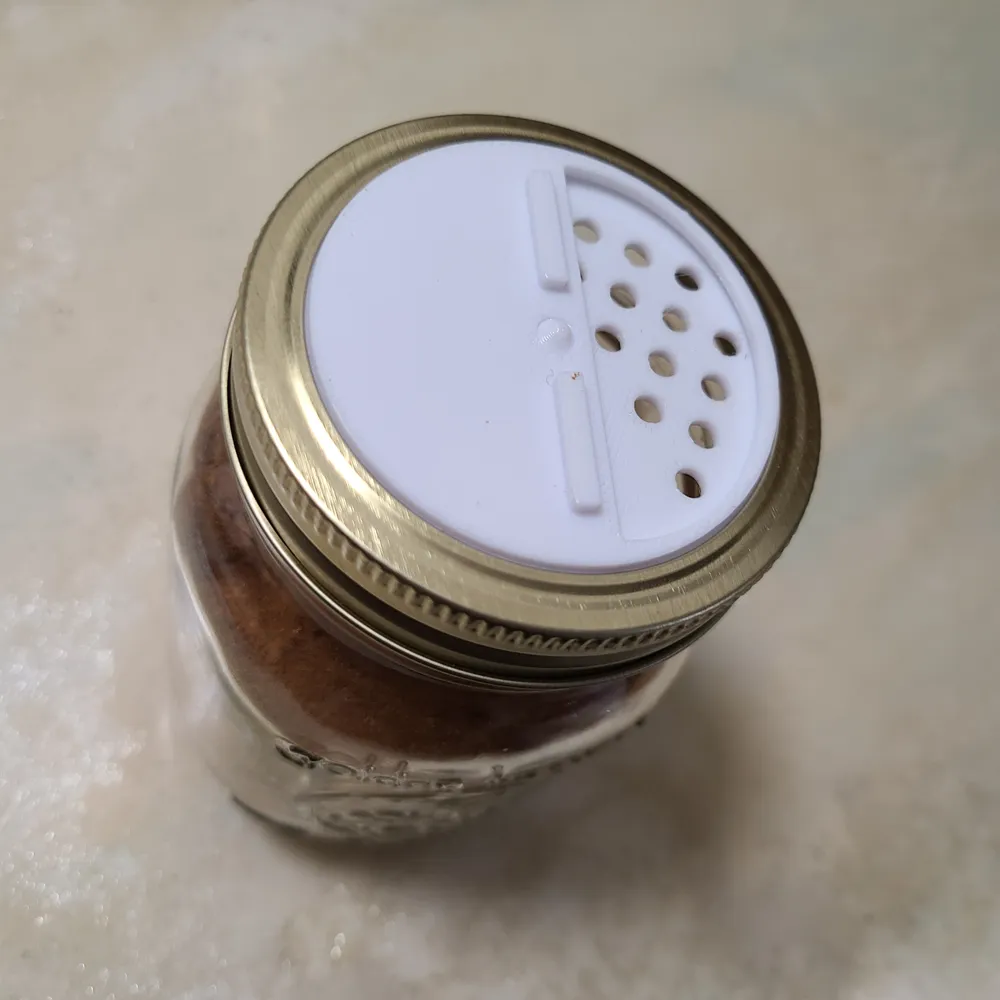 Shaker Lid for Small Mason or Ball spice jar - Free 3D Print Model ...
