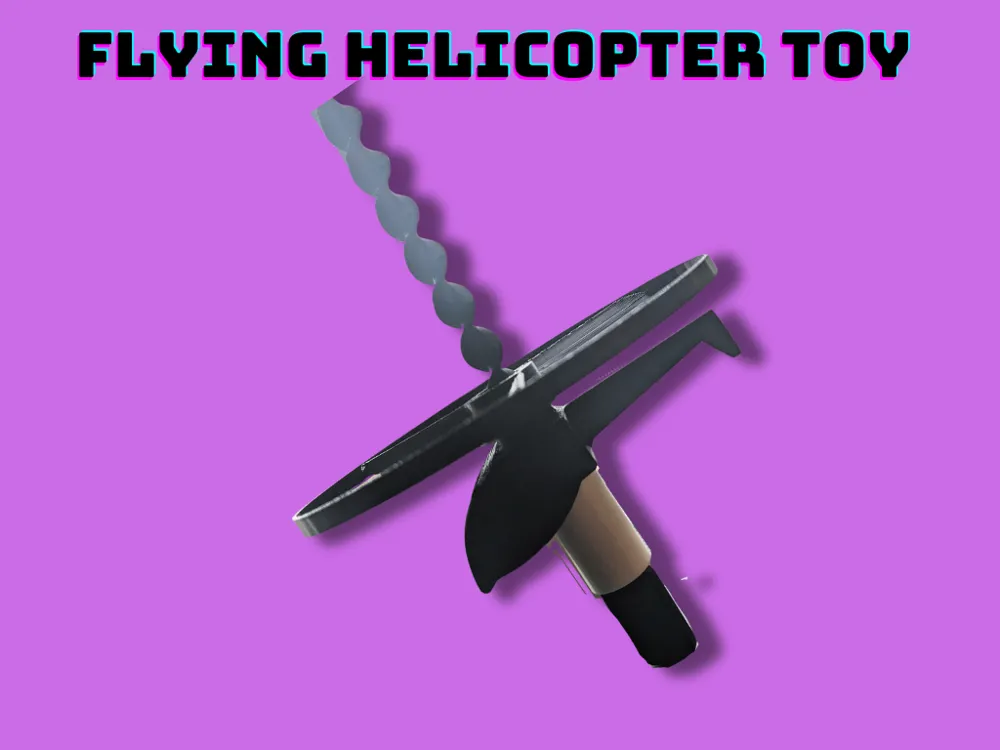 Flying Helicopter Toy V1 by Sairae - MakerWorld