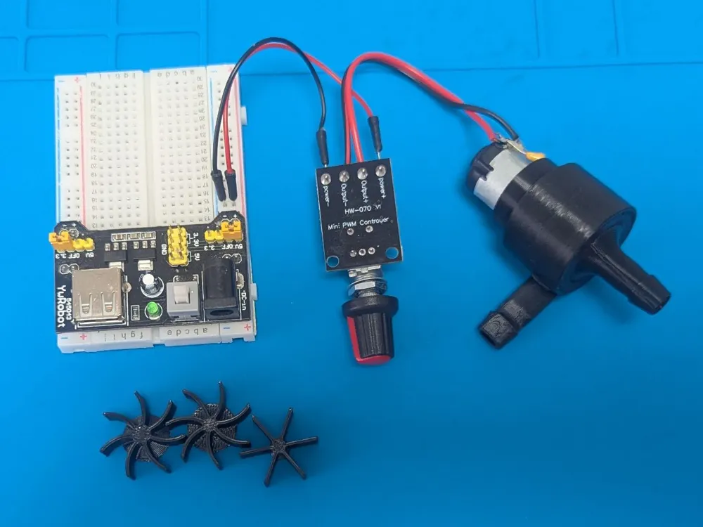 Mini Water Pump with PWM Speed Control - Free 3D Print Model - MakerWorld