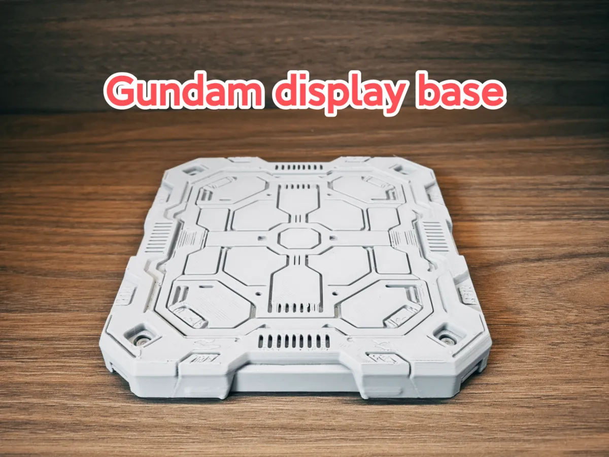 Gundam Display Base - Free 3D Print Model - MakerWorld