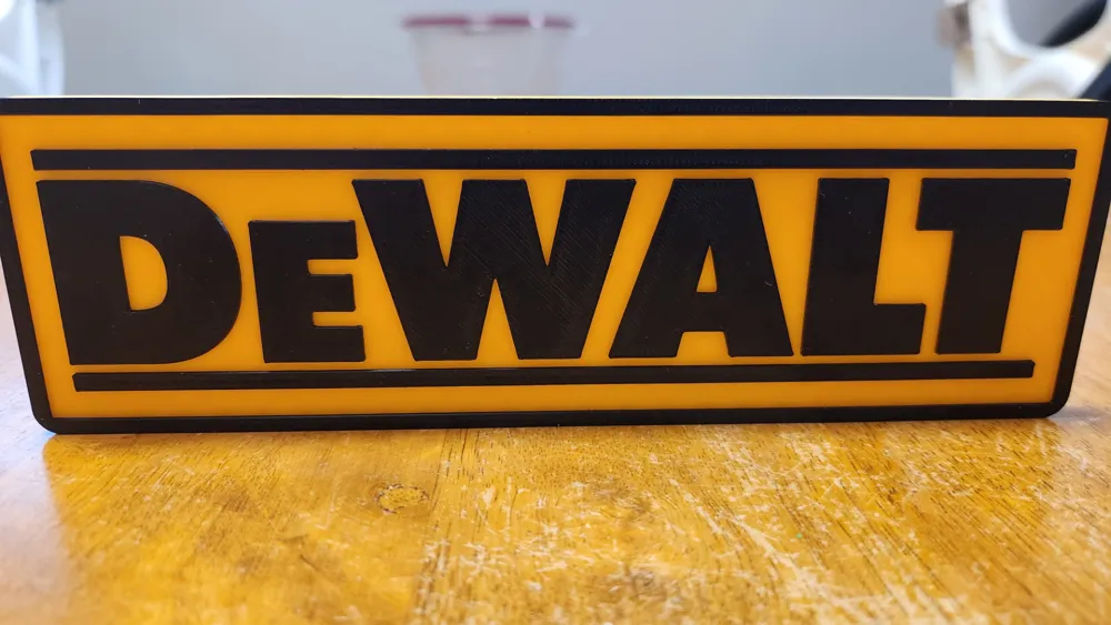 Dewalt Sign by Brigs164 - MakerWorld