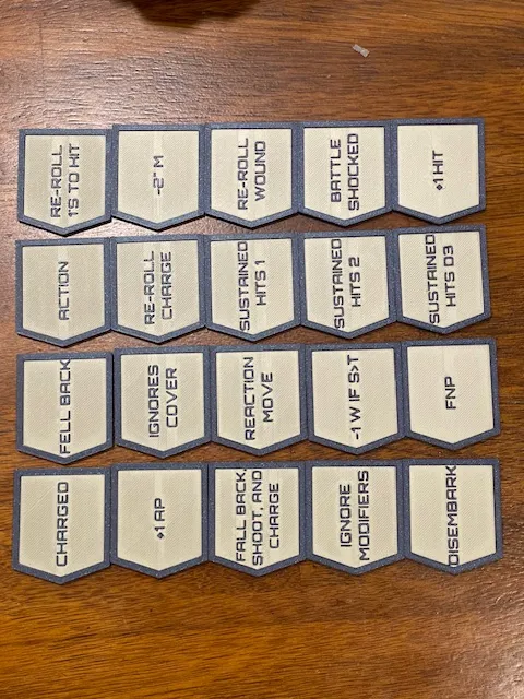 General 40K Reminder Tokens by Big T MakerWorld: Download Free 3D Models
