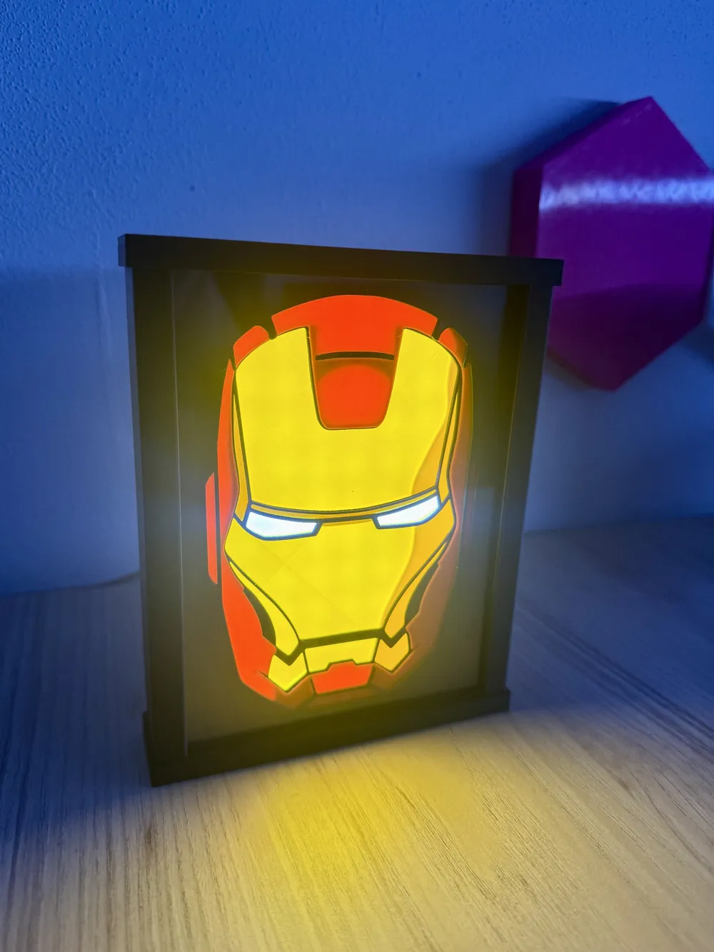 Iron Man light box by Loty3D MakerWorld: Download Free 3D Models