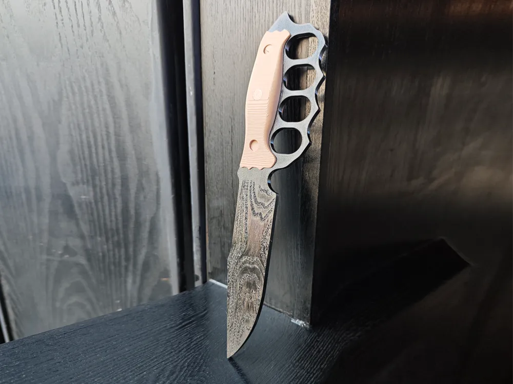 Cosplay prop knife - Damascus pattern by PandaNMakerWorld: Download ...