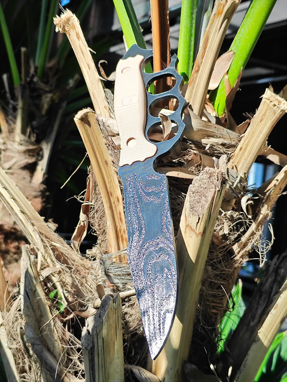 Cosplay prop knife - Damascus pattern by PandaNMakerWorld: Download ...