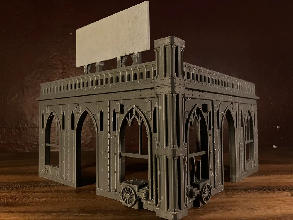 Gothic Storefront Intact Wargame Terrain Type 1 by Wernstrom Designs ...