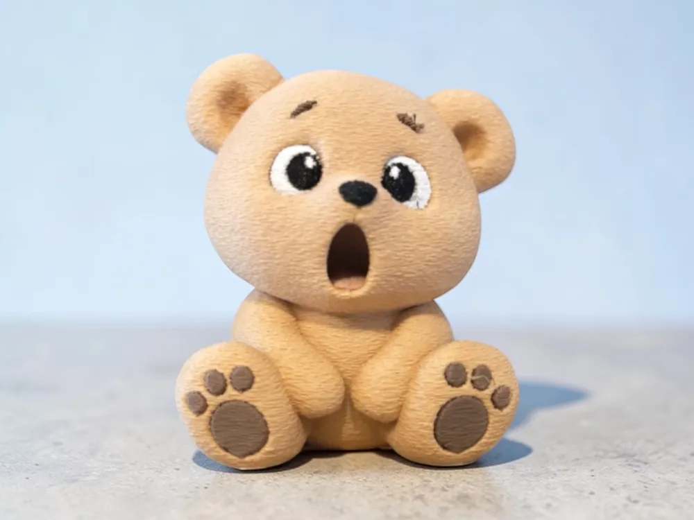 Bearoji Shocked Benny – Cozy Teddy Bear Collection - Free 3D Print ...