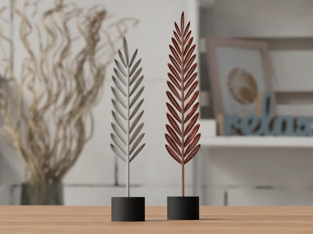 Modern Feather Decoration by SabreDesign - MakerWorld