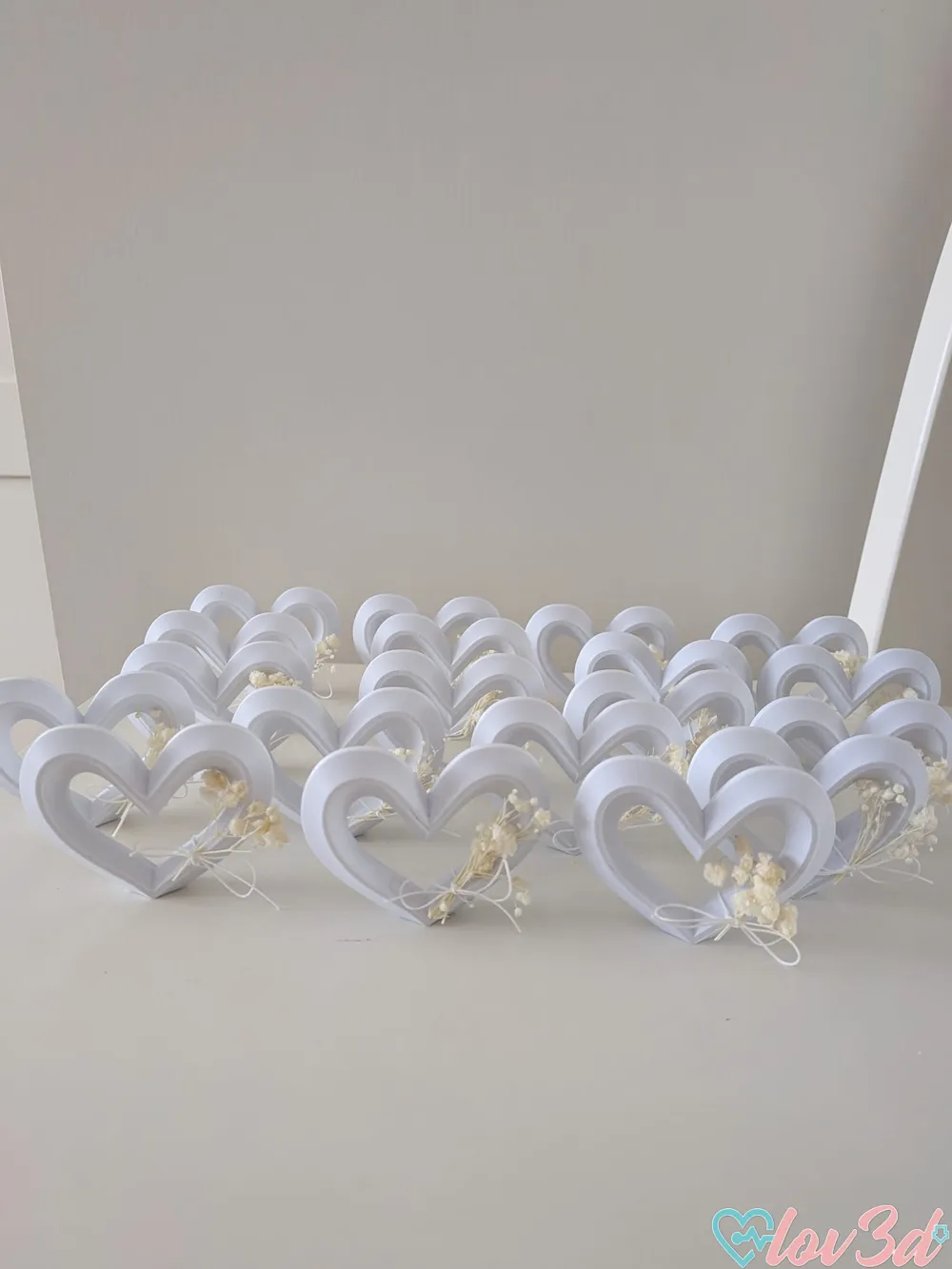 Minimalist Wedding & Favor Heart Decoration - Free 3D Print Model ...