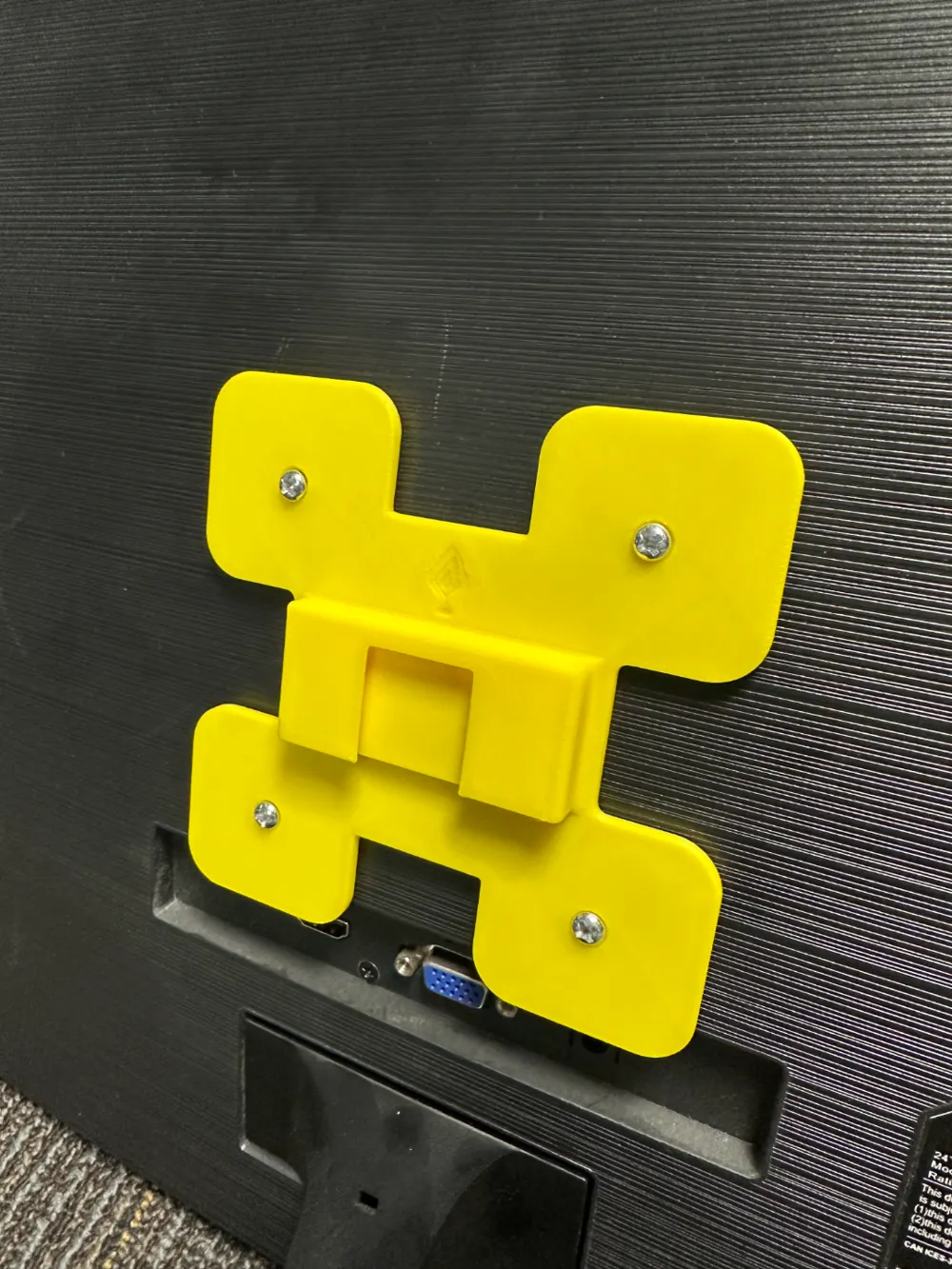 TV-Monitor Wall Mount (Static) - Free 3D Print Model - MakerWorld