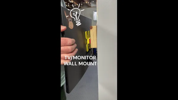 TV-Monitor Wall Mount (Static) - Free 3D Print Model - MakerWorld