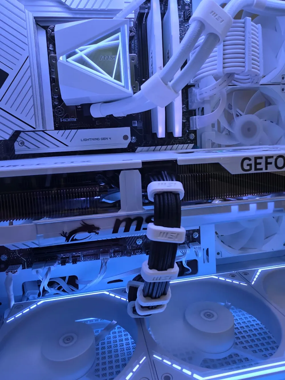 GPU Cable Clip Custom MSI - Free 3D Print Model - MakerWorld