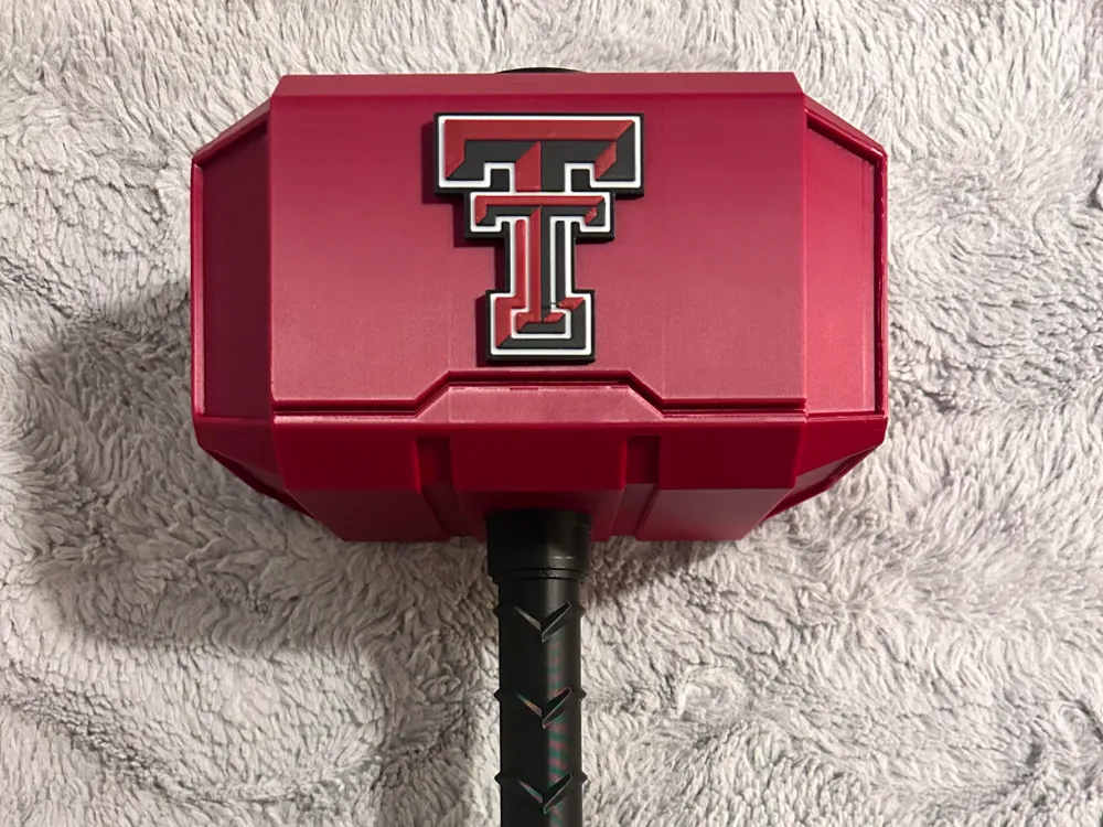 Texas Tech Red Raiders - Thors Hammer Remixed by K3DPrint - MakerWorld