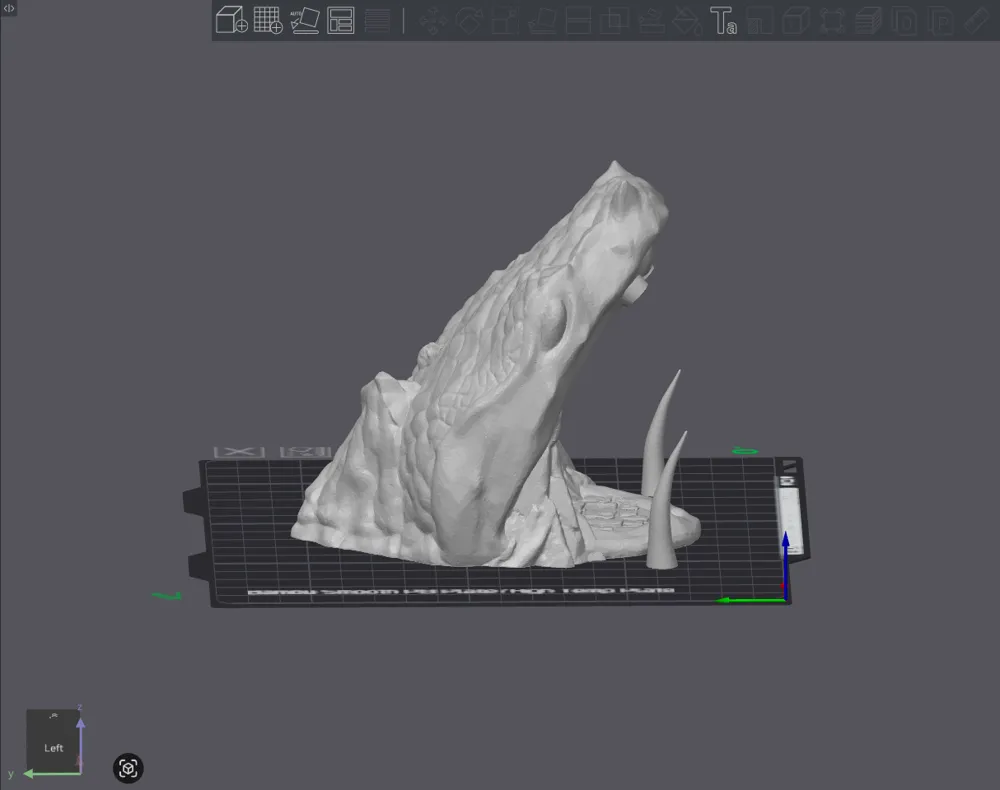 Snake Head Cave Entrance Terrain - Free 3D Print Model - MakerWorld