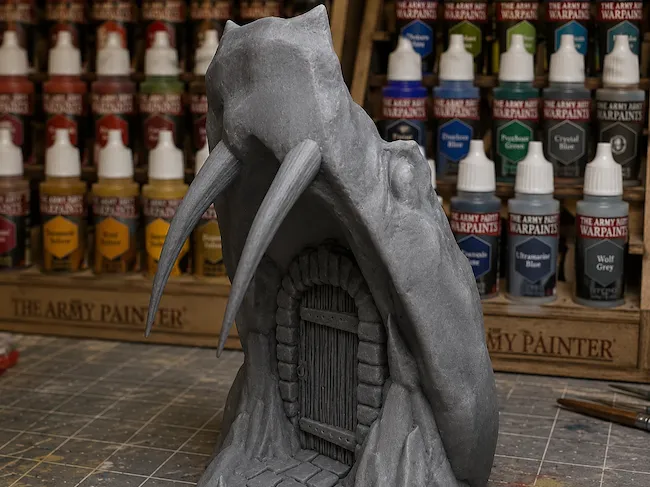 Snake Head Cave Entrance Terrain - Free 3D Print Model - MakerWorld