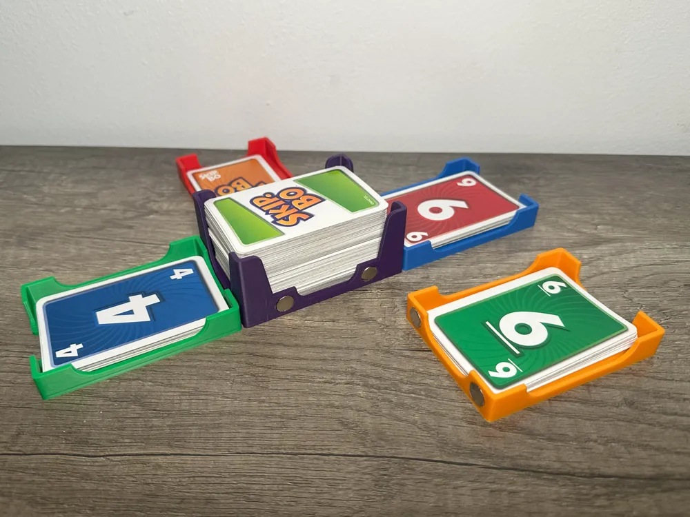 Skip-Bo Magnetic Card Rack Remixed by Jeremy - MakerWorld