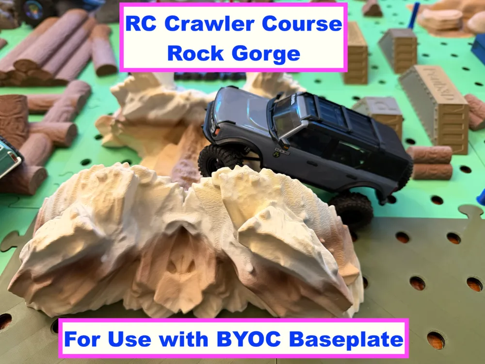 Pcub3D - BYOC - Rocky Gorge - Free 3D Print Model - MakerWorld