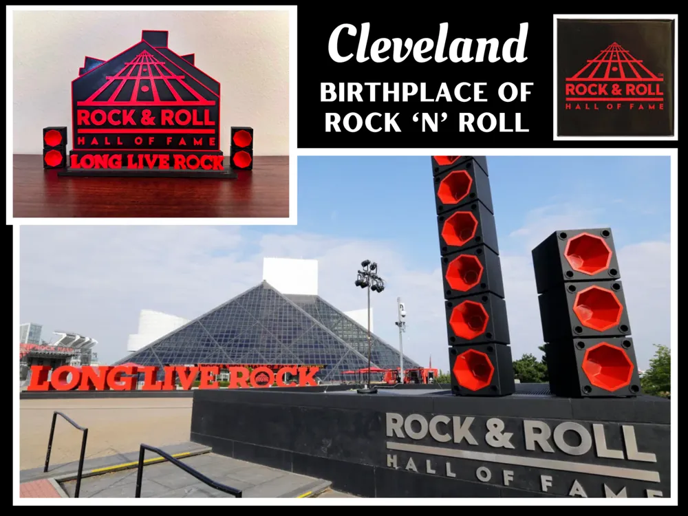 Cleveland Rock & Roll Hall of Fame - Free 3D Print Model - MakerWorld