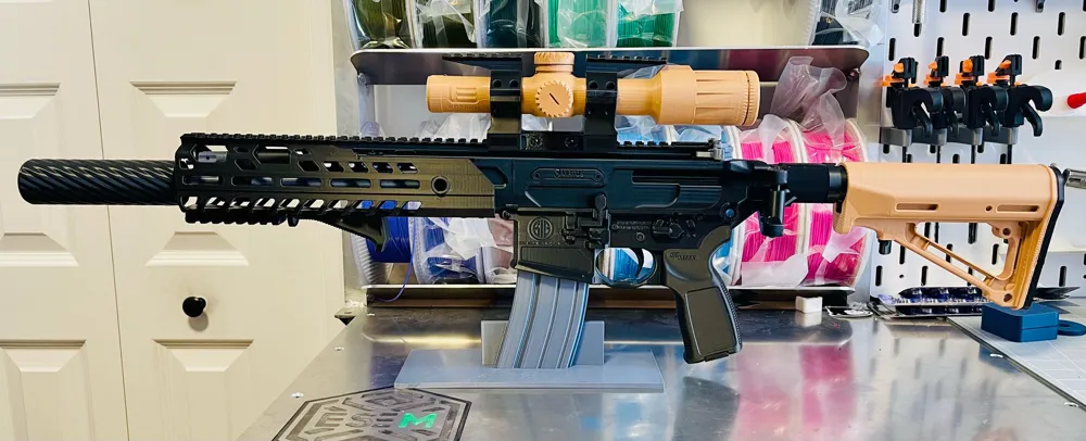 Silenciador Para SIG Sauer MCX Virtus SBR - Modelo gratuito para ...